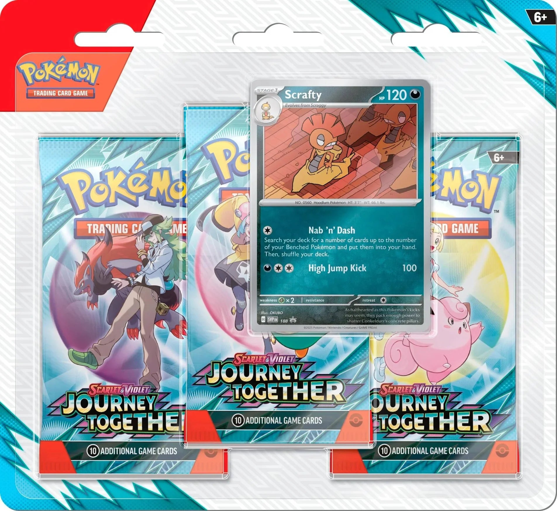 Pokémon - Journey Together - 3 Pack Blister – HK Collectibles